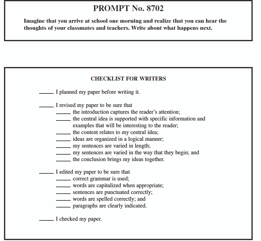Essay Prompts Grade 8 30 New 8th Grade Writing Prompts