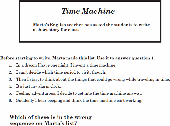 Grade 8 Writing 2000 VDOE Released Items