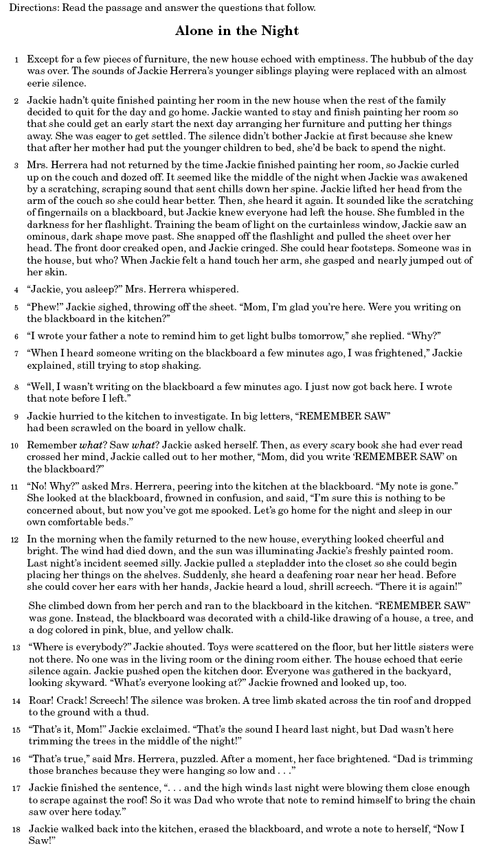 Grade 8 Reading Literature Research 2003 VDOE Released Items Grade 8 Reading Literature Research 2003 VDOE Released Items